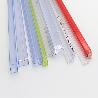 Quality Electronic Components Plastic Shipping Tubes Anti Static PVC Clear for sale