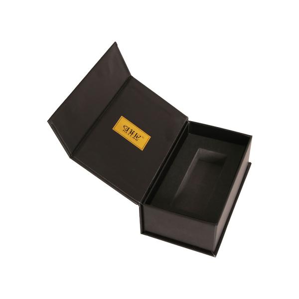 Quality Luxury Black Perfume Packaging Box With Paperboard for sale