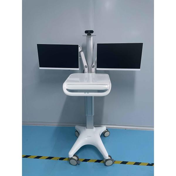 Quality Hospital Medical Mobile Workstation 22 Inch Electric for sale