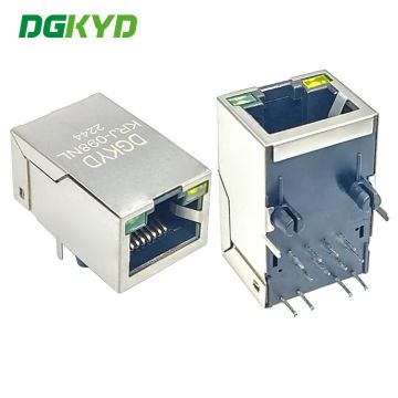 Quality Tap-Up Modular Jack RJ45 with Transformer Integrated magnetics 100M, 25.4mm for sale