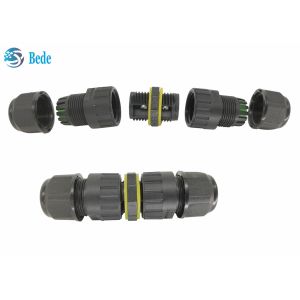 Quality Underground IP68 Electrical Waterproof Cable Connectors 2 Channel 2~3 Pins M16 for sale