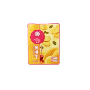 Quality OEM / ODM Composite Plastic Bag Dried Yellow Peach Three Side Seal Pouches for sale
