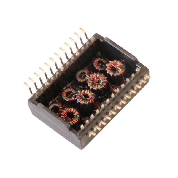Quality Gigabit Lan Magnetic POE Transformer with 1.15A Current Ability , 749022016 for sale