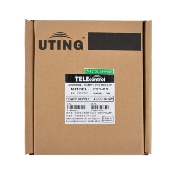 Quality 2 Keys Telecrane F21-2S Push Button Hoist Winch Wireless Crane Remote System for sale