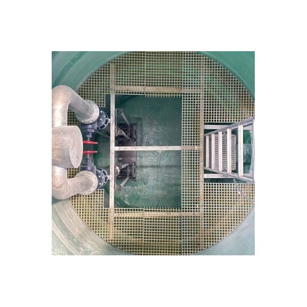 Quality Integrated Pre Embedded Prefabricated Pump Station Water Treatment Energy Saving for sale