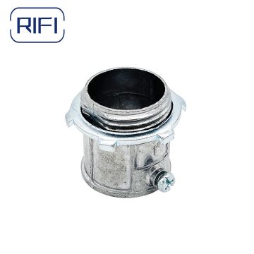 Quality UL Standard EMT Conduit Zinc Die Cast Connector Set Scew Type 1/2" To 4 " for sale