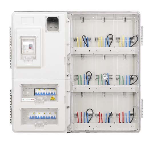 Quality Waterproof Single Phase Meter Box / Plastic Electric Meter Enclosure Box CE for sale