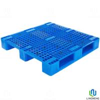 Quality Stackable Nestable Plastic Pallets 1200X1200X160mm 3 Runners Heavy Duty for sale