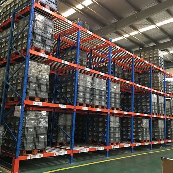 Quality Customized Heavy Duty Q235B Steel Gravity Pallet Flow Racking System for Warehouse Storage for sale