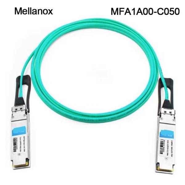 Quality QSFP LSZH Mellanox AOC Active Optical Cable MFA1A00-C050 100GbE 50m new and for sale