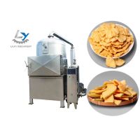 Quality Commercial Automatic Chips Frying Machine 50kg/ Batch PLC Control Highly for sale