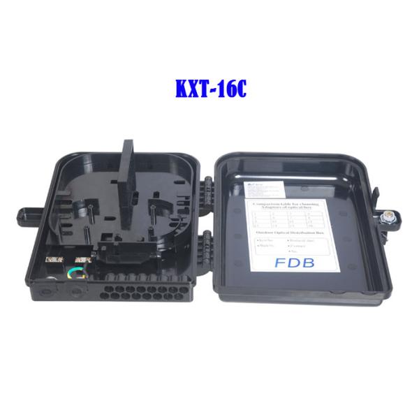 Quality 24 Core Outdoor Fiber Optic Distribution Box ABS PC Wall Hanging Pole Installati for sale