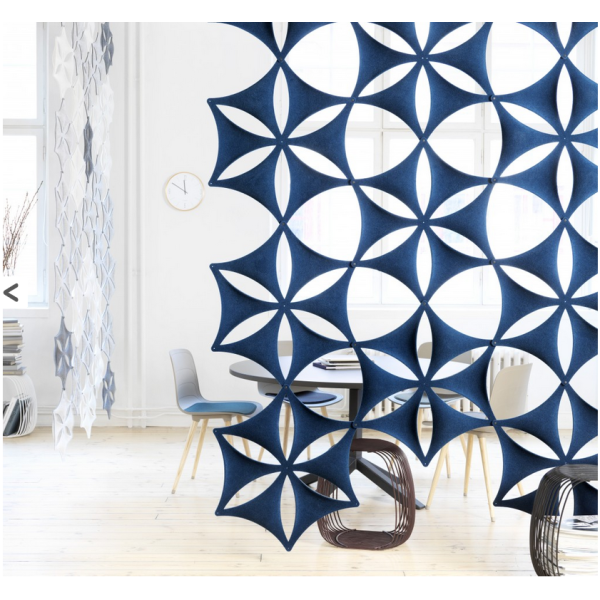 Quality Office Soundproofing 3D Acoustic Panel Polyester Environmental Protection for sale