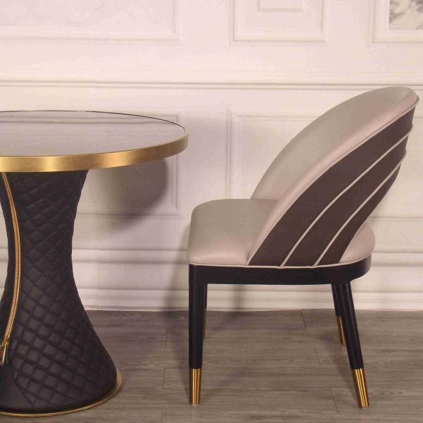 Quality Italian Fashion Dining Chair Simple Modern Hotel Backrest Negotiating Commercial for sale