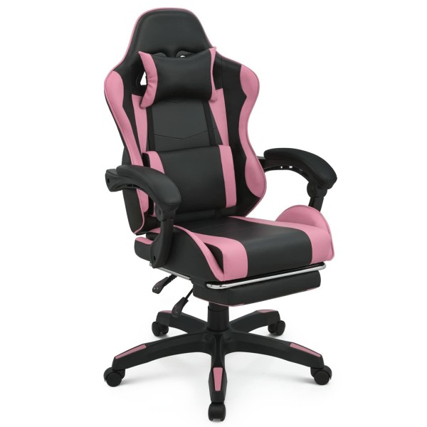 Quality Modern Design Adjustable Lumbar Support Ergonomic Computer Racing Chair with Footrest for sale