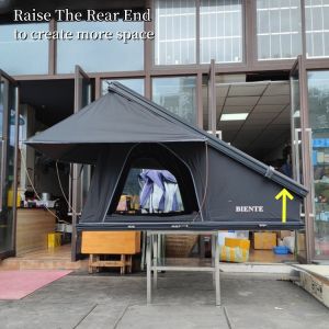 Quality LED Light Aluminium Suv Rooftop Tent Camping Tent On Car Roof For SUV Truck for sale