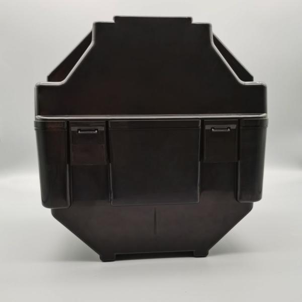 Quality 8 Inch Black Wafer Shipping Box 25 Slots ESD PP Material Eco Friendly for sale