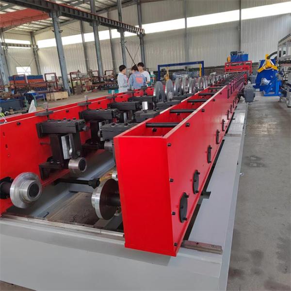 Quality Galvanized Steel 0.8-2.5mm Cable Tray Roll Forming Machine PLC Controlling for sale