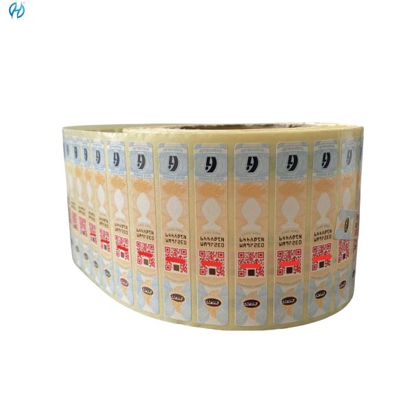 Quality Sheet Packaging Security Label Stickers in - Customized CMYK/Pantone for sale