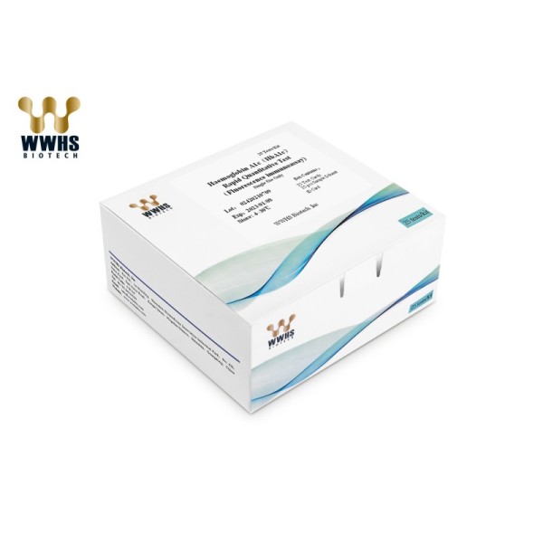 Quality Hemoglobin Level HBA1C Rapid Test Kit Fluorescence Immunoassay 25T Package for sale
