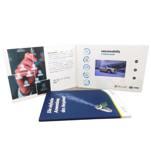 Quality Customizable Video Mailer Card for Business Promotion Magnetic Flap and Multiple for sale