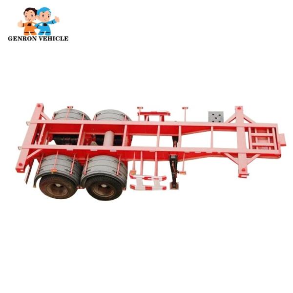 Quality Air Suspension 12 Tyre Jost Type Container Semi Trailer for sale