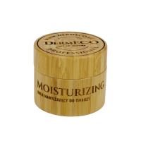 Quality OEM Skincare Bamboo Cosmetic Packaging Electroplate 50g Bamboo Cream Jar for sale