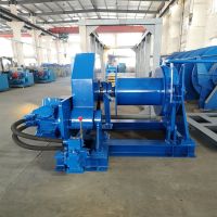 Quality strength Steel Marine Hydraulic Winch Drum Length 400-1000mm Double Drums for for sale