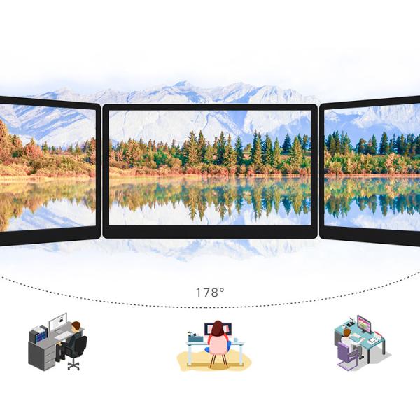 Quality 1080p Touch Screen Response 25ms Mini USB C 16:9 15.6 Inch Portable Monitor for sale