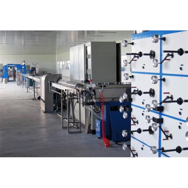 Quality Siemens Motor Fiber Optic Cable Production Line 600MPM Optic Fiber Buffering for sale
