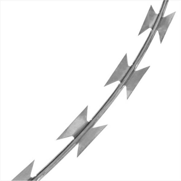 Quality Hot Dipped Galvanized Steel Barbed Wire Concertina Razor Wire for Chemical Composition for sale