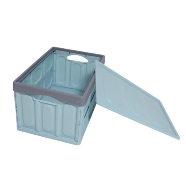 Quality Thickened PP Plastic Collapsible Stackable Storage Bins Dustproof Reusable for sale