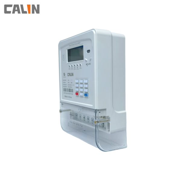 Quality Low Voltage 3 Phase Electric Meter / Backlit LCD Surge Safe Sts Keypad Meter for sale