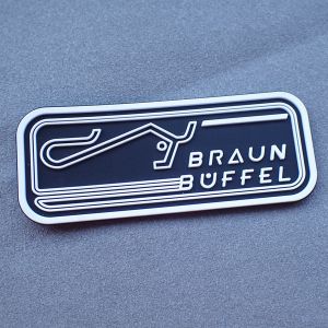 Quality Multi Shape Seal Size ODM Rubber Clothing Labels for sale