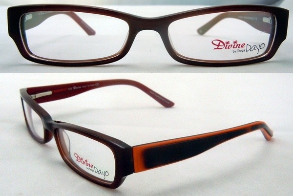 Quality Rectangular Red Hand Made Retro Acetate Optical Frame with Demo Lens for sale