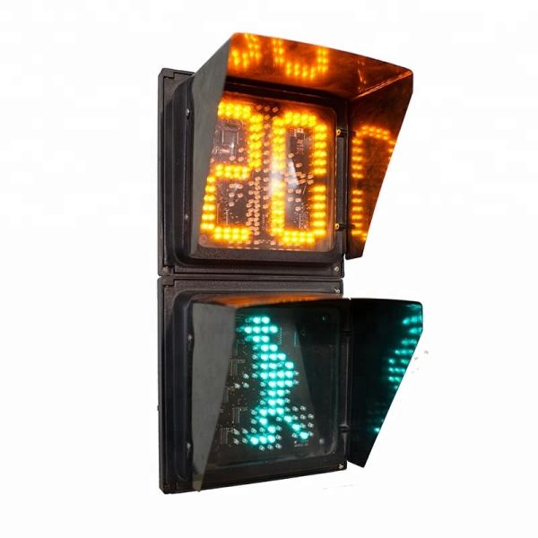 Quality PC/Die Cast Aluminum 200mm Series Traffic Light Pedestrian Crossing Light for sale