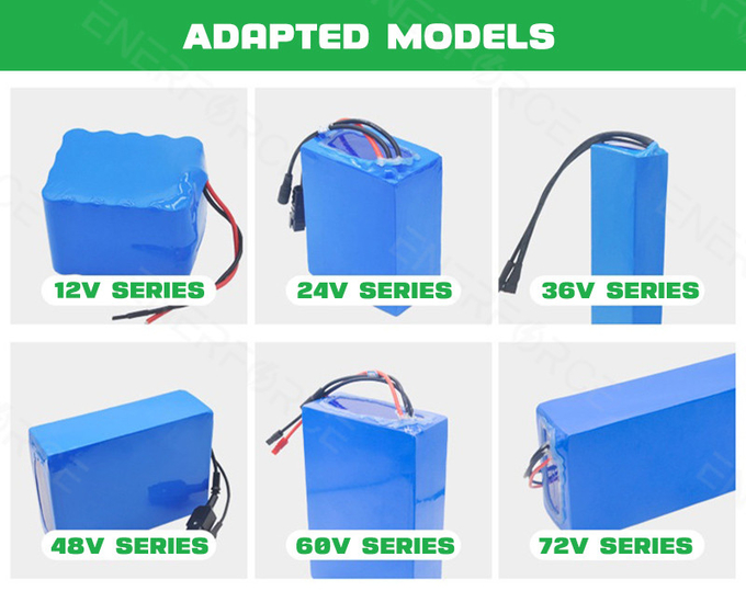 Enerforce OEM Electric Bicycle Batteries 24V 48V 60V 72V 18650 Pack Deep Cycle 1