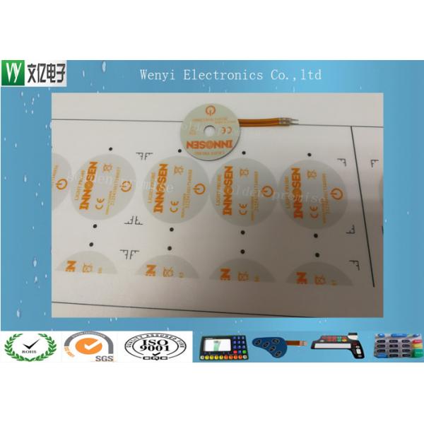 Quality Single Key Waterproof FPC Membrane Switch With Numerical Serial Number Digital for sale