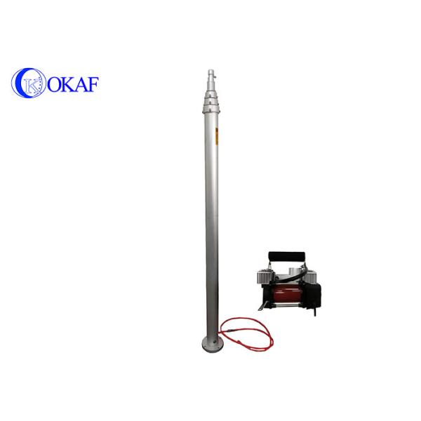 Quality Anodized Aluminum Pneumatic Telescopic Mast 4.2M 5.7M for sale