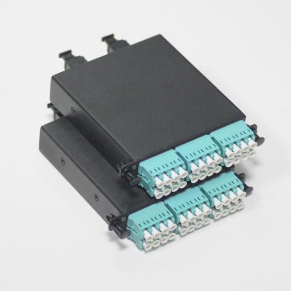 Quality OM3 Fiber Cassette Module Cabling Solution 12F MTP To SC Multi Mode for sale