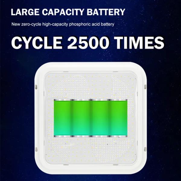 Quality Square No Flicker Solar Ceiling Light 200W Solar System Ceiling Light For Villa for sale