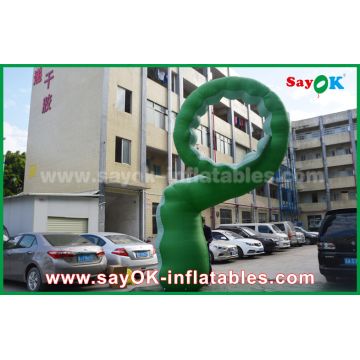 Quality Green Oxford Cloth Inflatable Cartoon Characters / Inflatable Caterpillar for sale