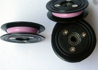 Quality Plastic Flanged Ceramic Wire Guide Pulley cable pulley wheels with bearings for sale