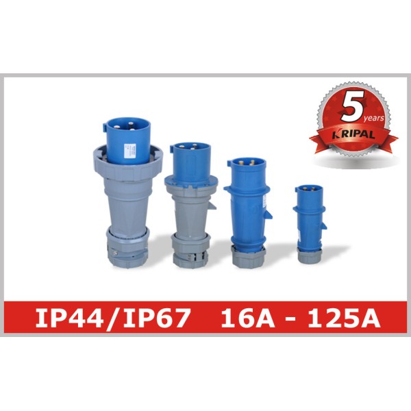 Quality Impact Resistance 230V Industrial Plugs 32 Amp 3 Phase Socket One phase for sale