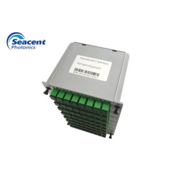Quality 1x64 0.9mm 0.5m Cassette PLC Splitter Inset Type 17.1 DB Insertion Loss for sale