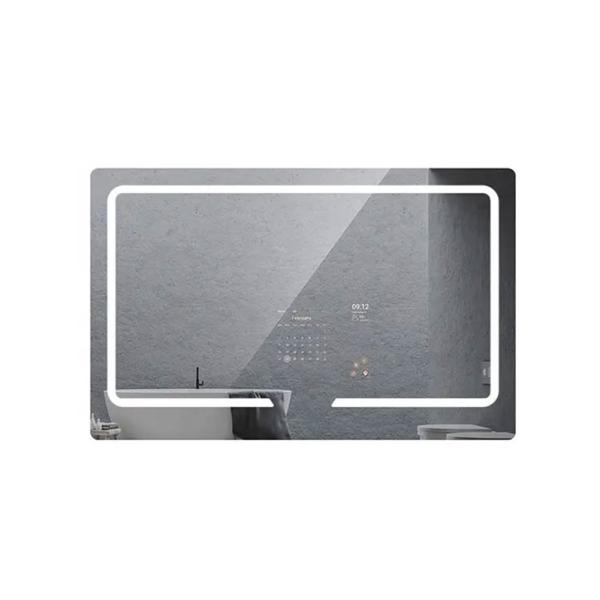 Quality Wifi Magic Smart LCD Bathroom Mirror Rectangle Shape Wall Mounted for sale