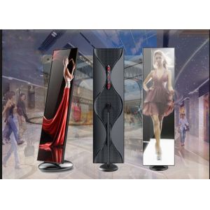 Quality Free Standing Led Poster Display , Ultra Thin Mirror Led Screen 600-800nits for sale
