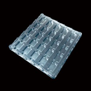 Quality Clear PET Turnover Plastic Holder Blister Tray for Semiconductor Components for sale