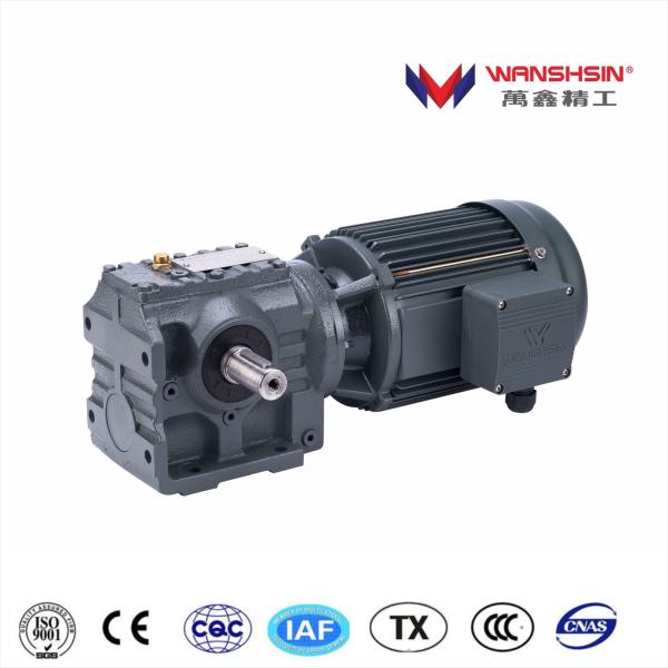 Quality Wanshsin K Series AC Electric Bevel Helical Gear Motor For Heavy Industry for sale