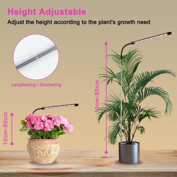Quality 53*42*51cm LED Growth Lamp Small Plants 5 Level Dimming Seed Grow Light for sale